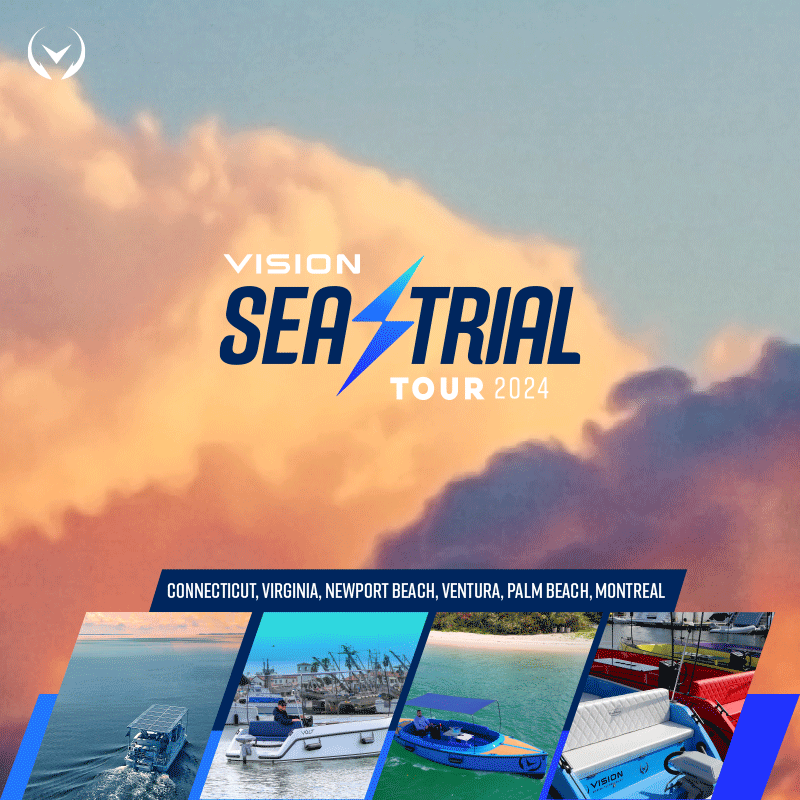 Vision Electric Boats | Vision Sea Trial Tour 2024