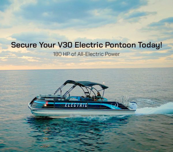Order your V30 Electric Pontoon - Vision Electric Boats